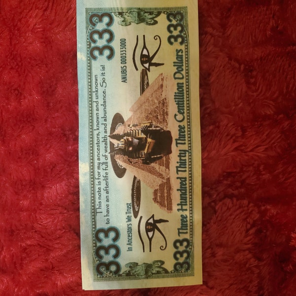 Ancestor Money to Burn-aka Joss Paper, Anubis 777 Centillion, Deity ...