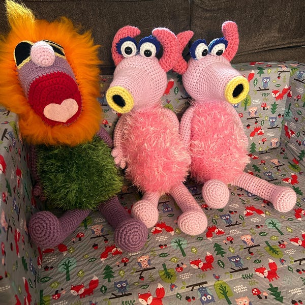 Crochet Mahna Mahna and Snowths - Etsy