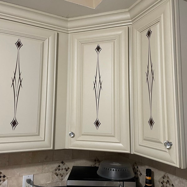 Kitchen Cabinet Decals - Fleur Di Lis Theme - Etsy