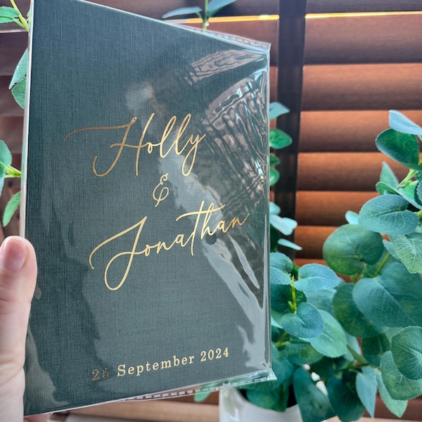 Linen Polaroid Album Personalised Photo Book Album Fits Instax Mini ...