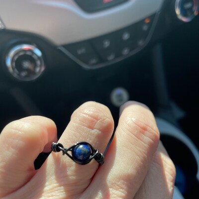 Evil Eye Ring, Protection Ring, Nazar Jewelry, Wire Wrapped Ring ...