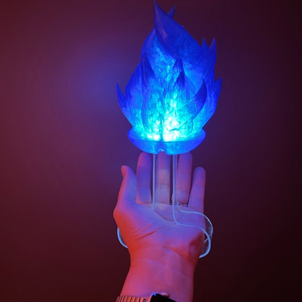 Floating Fireball Prop, Wearable Costume Flame, LARP Fire Elemental ...