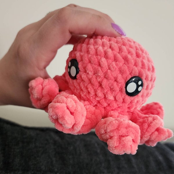 Pdf-octoplushie Rattle No Sew Crochet Pattern With Crochet Eye ...