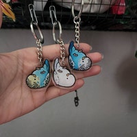 Dangling Budgie Keychain - Etsy