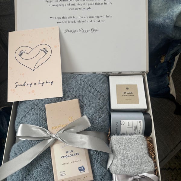 Ultimate Hygge Gift Box for Men & Women With Blanket and Socks | Get ...