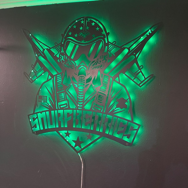 Mechanic Tools Metal Wall Art LED Lights V5, Custom Mechanic Metal Sign ...