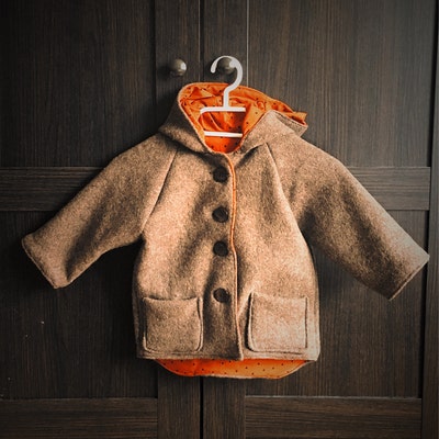 Coat Sewing Pattern With Pixie Hood, Sizes 0-10y, With Step-by-step ...