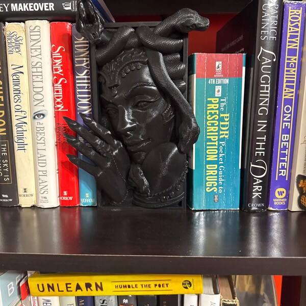 Medusa Book Nook, 3d Printed Fantasy Book Shelf Décor and Bookend - Etsy