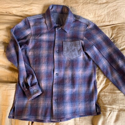 Men's Overshirt Jacket Sewing Pattern, Projector File, and Video ...