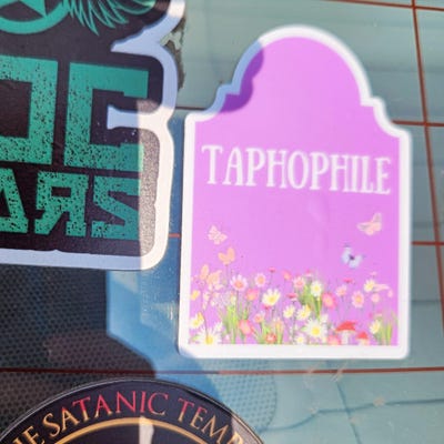 Tombstone Tourist Sticker. Cemetery Lover. Graveyard. Cemetery Explorer ...