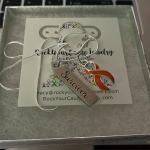 Previvor Serenity Prayer Keychain Pink and Teal Ribbon Charm | Etsy