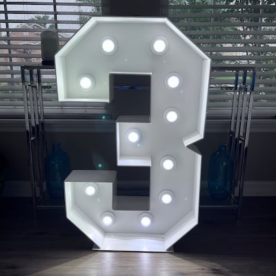 SQUARE Number 3, Balloon Mosaic Template, Three Mosaic Number Template ...