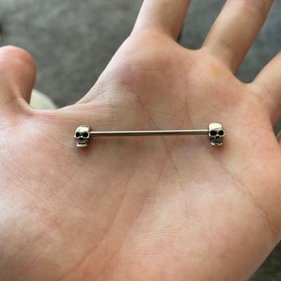 Blackline Devil's Heart L-shaped Nose Ring-black/red - Etsy