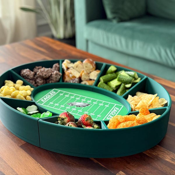 NFL Football Themed Party Tray Snackadium | KC Chiefs Party Tray | KC ...