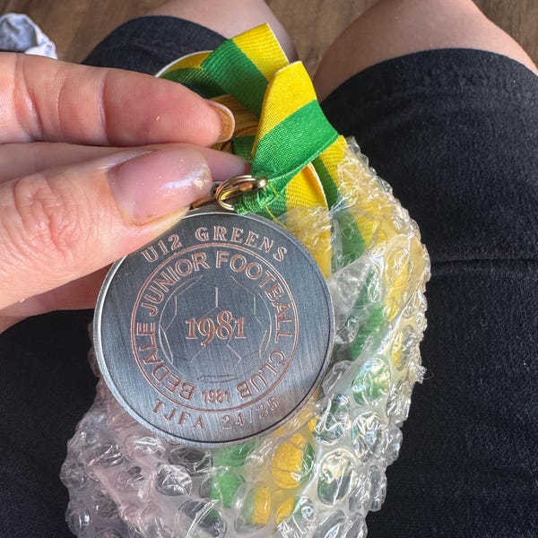 Small Gold, Silver and Bronze Trophy With Marble Base, Free Engraving ...