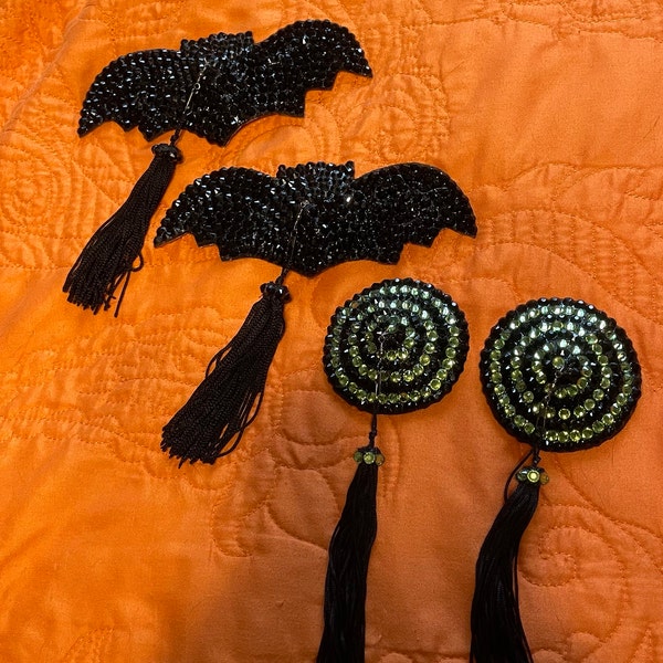 Glitter Spider on Cystal Rhinestone Web Veiled Fascinator Halloween ...