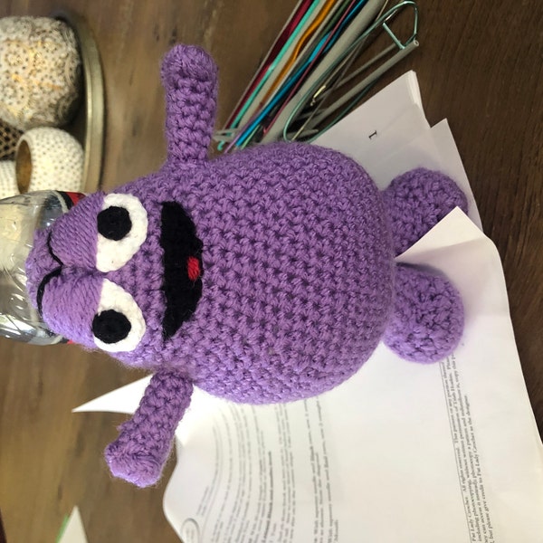 Grimace Crochet Pattern – Mcdonald's Character Amigurumi + Bonus Mets ...