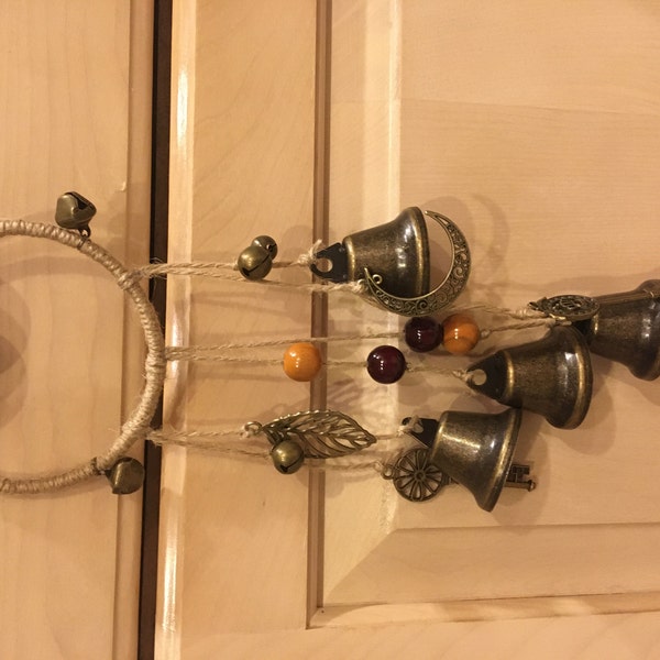 Home Protection for Front Door, Witch Bells for Door, Celtic Bells ...