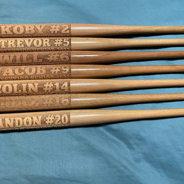Baseball Team Gift, Personalized Bat, Mini Baseball Bat, Little League ...