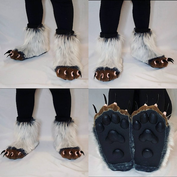 Kemocube's Fursuit Slim Sock Paws Pattern Digital PDF Download - Etsy