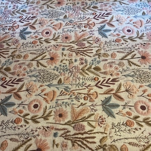 Cottagecore Flower Meadow Round Rug, Floral Round Area Rug, Round Floor ...