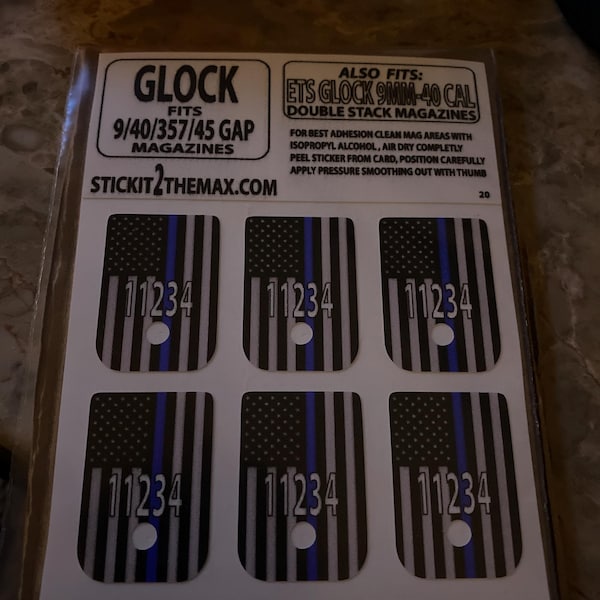 CALIBER and NUMBER Base Plate Stickers - Etsy