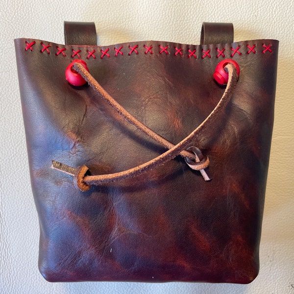 Leather Medieval Style Belt Pouch PDF Pattern | Belt Bag Template | Old ...