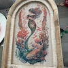 Mermaid Wall Art | 14" X 22" | French Poster Wall Art | Linen Wall ...