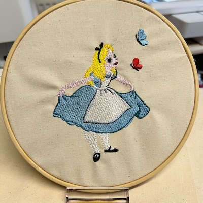 Alice in Wonderland Embroidery Machine Embroidery Design, Embroidery ...