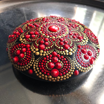 Digital Dot Mandala Flower Pattern Hydrangea Dreams Delicate - Etsy