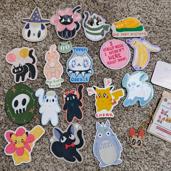 Certified Yapper Cat Sticker / Silly Cat Sticker / Cute Notebook ...