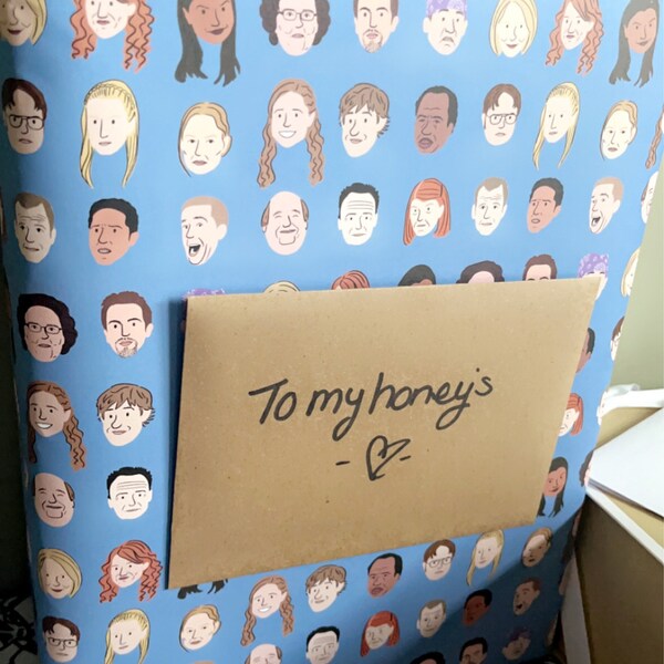 The Office TV Show Pattern Wrapping Paper Sheets - Each Sheet 20"x29 ...