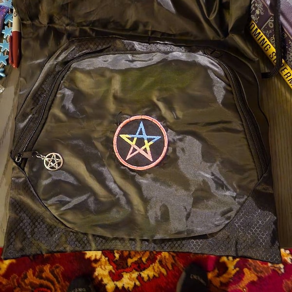 Holo Pentacle Patches - Holographic Pentagram Patch - Space Witch Vibes - Galactic Witchcraft - Etsy