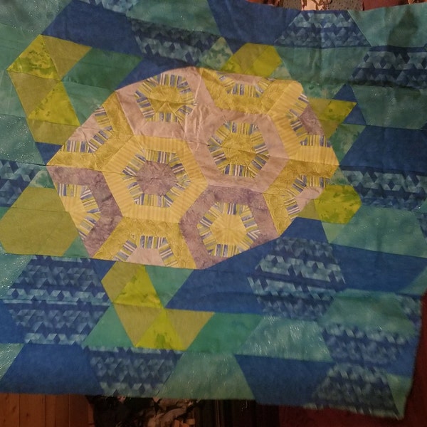 Hollow Star, Krista Moser Modern Quilt Patterns, Uses Large 60 Degree ...