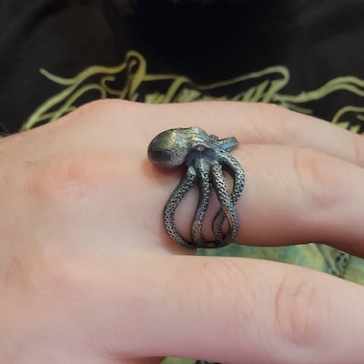 Koi Fish Ring ,lotus Mens Band Ring, Japanese Kanji Ornamental Wedding ...