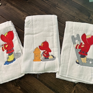 21 Sunbonnet Sam Fireman Embroidery Design Files 4x4 With Finger ...