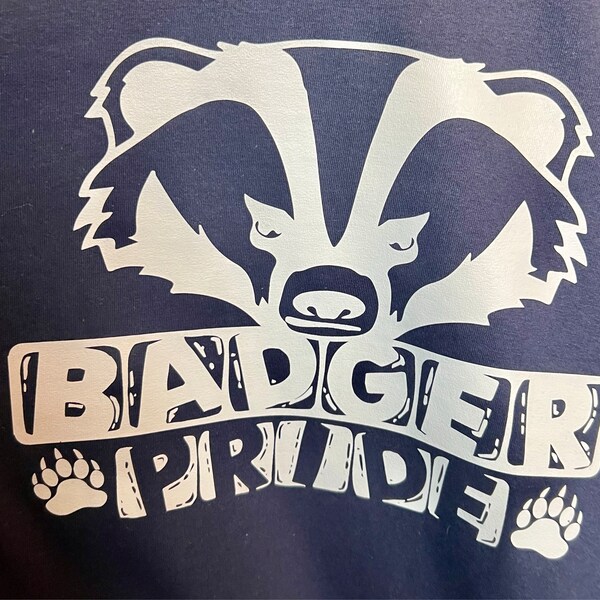 Badger Pride SCG DXF PNG - Mascot Shirt Design - Etsy