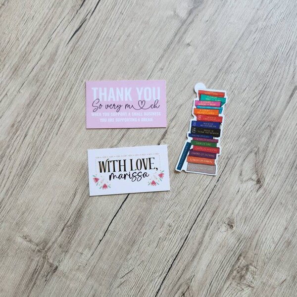 SJM Universe Book Stack Vinyl Sticker, Water Bottle Laptop Kindle Decal ...