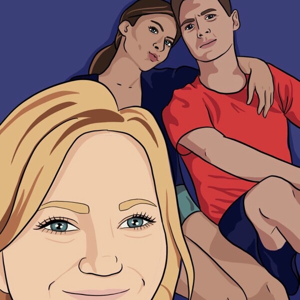 Custom Illustrated Phone Wallpaper | Hand-drawn | Digital Download ...