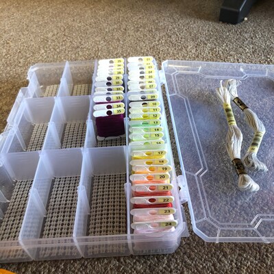 DMC Thread Labels NUMBERS ONLY Organize Your Bobbins With Large Font ...