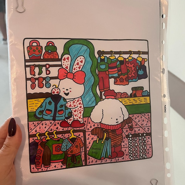 Cozy Friends: Super Cute Animal Characters Coloring Book by Coco Wyo - Etsy