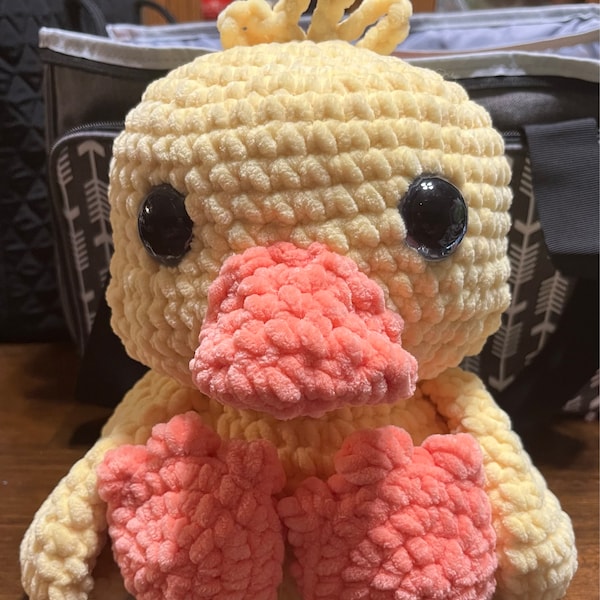 Barnyard Duck Crochet Pdf Pattern With Mallard and Chicken Mods - Etsy