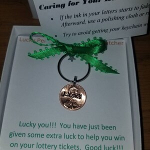 Lottery Ticket Scratcher Keychain Lucky Lottery Ticket Scratcher Lucky ...