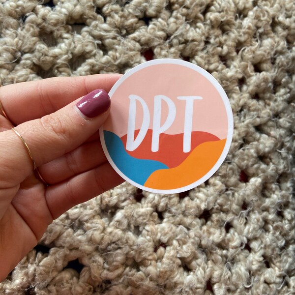 DPT Doctor of Physical Therapy Sticker, Physical Therapist Sticker, SPT ...