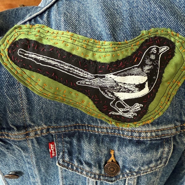 Snake Back Patch - Serpent Large Patch, Punk Rock Backpatch, Witchy ...