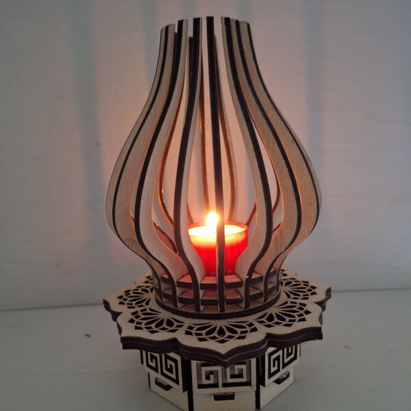 Laser Cut Wooden Gift Box Vector 3mm 1/8inch Gift Box Svg Dxf Ai Cut ...