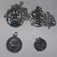 Seal Sigil of Stolas Necklace With Antique Finish - Etsy