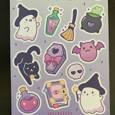 Spellbound Sticker Sheet Cute for Planners Bullet Journal Notebook or ...