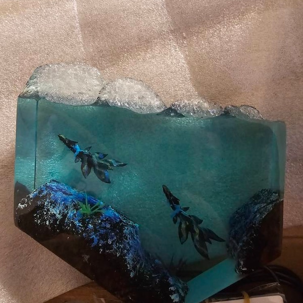 Ilu Avatar 2 Way of the Water, Avatar 3, Epoxy and Wooden Night Lights ...