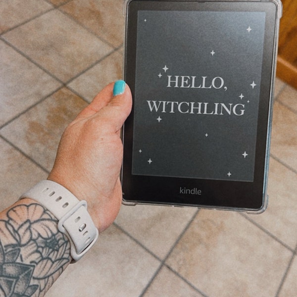 Full Screen EPUB Kindle Lock Screen - Emotional Support Kindle (kindle ...